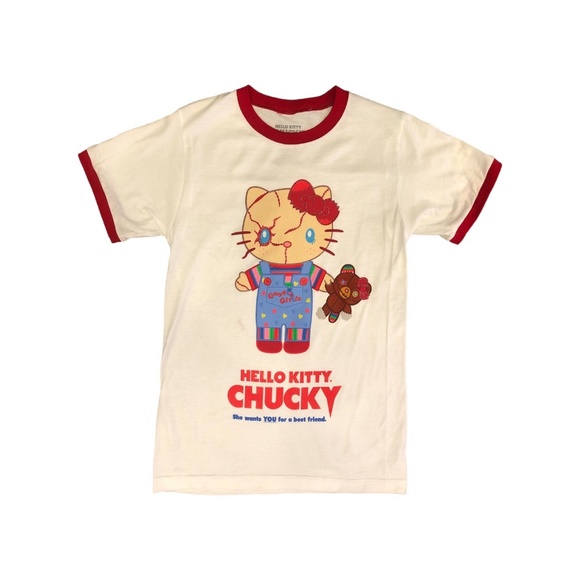 Universal | Tops | 223 Universal Studios Hello Kitty Chucky Ringer ...